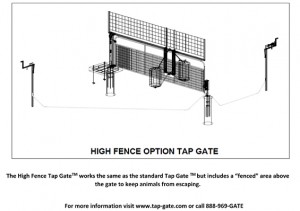 High Fence Option - Tap-Gate Tap-Gate